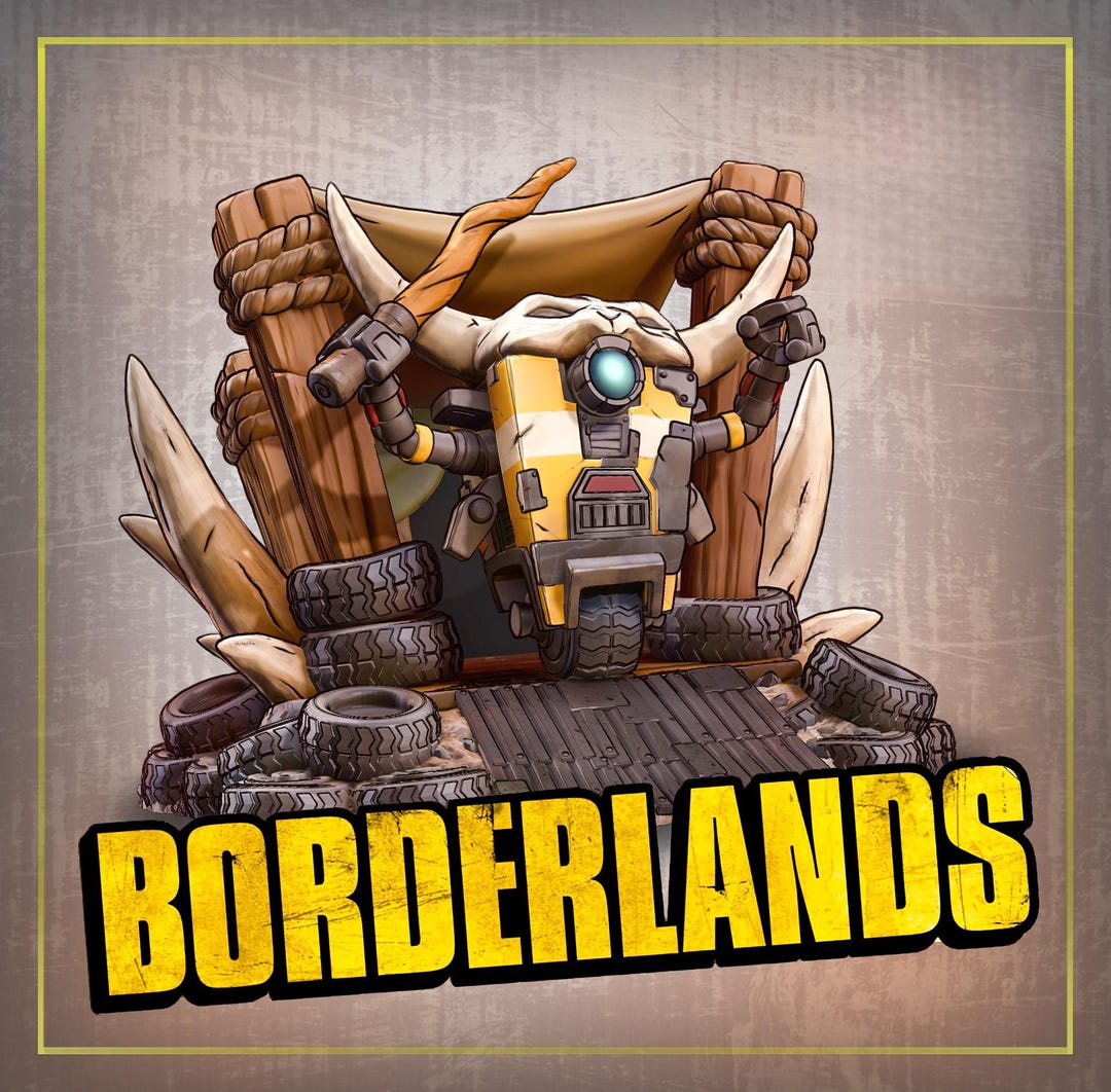 Claptrap 3D STL File | Borderlands 3D Model | Resin Stl File | FDM Stl ...