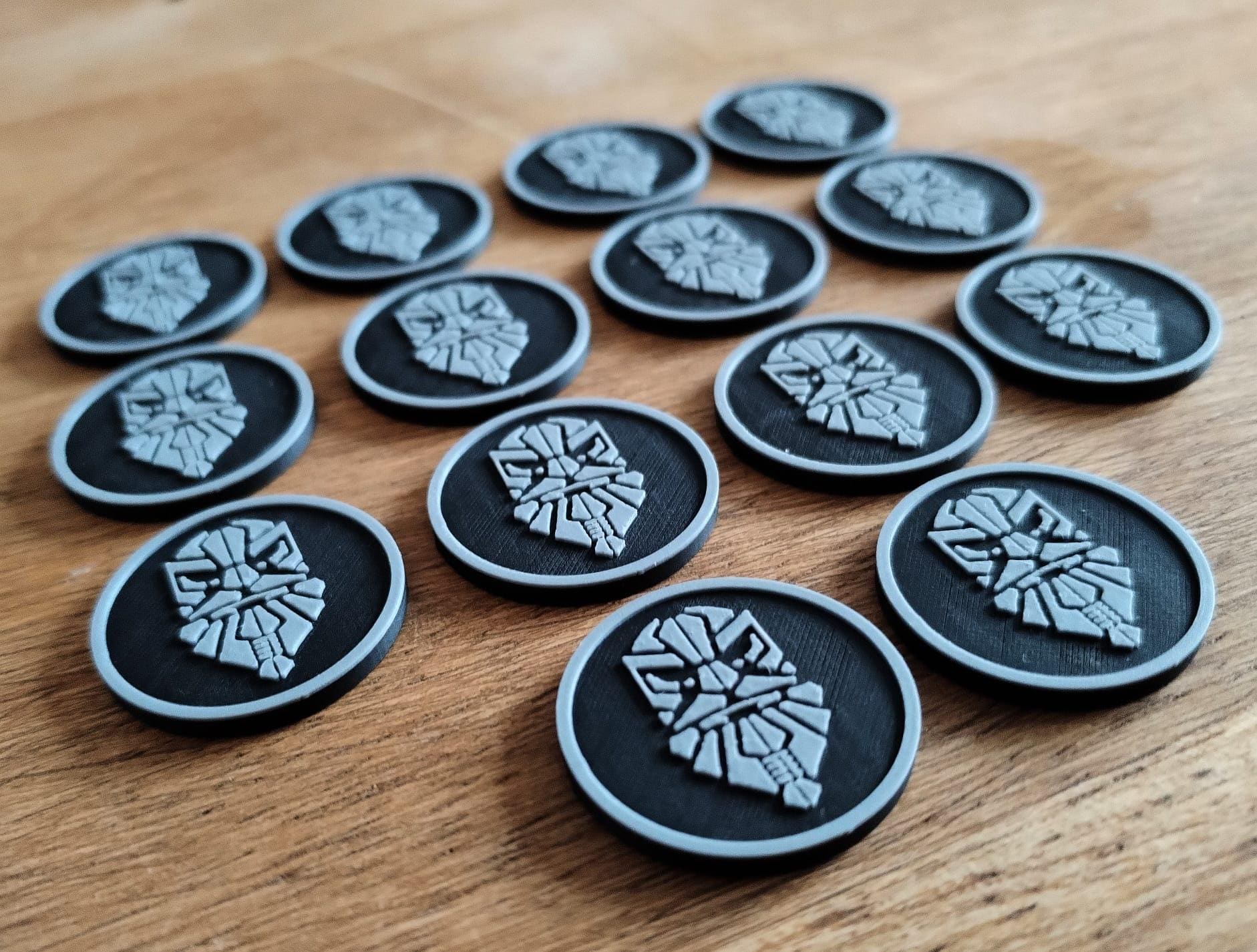 Warhammer 40k Votann Compatible Assailed/ Yield Point Tokens, Fully ...