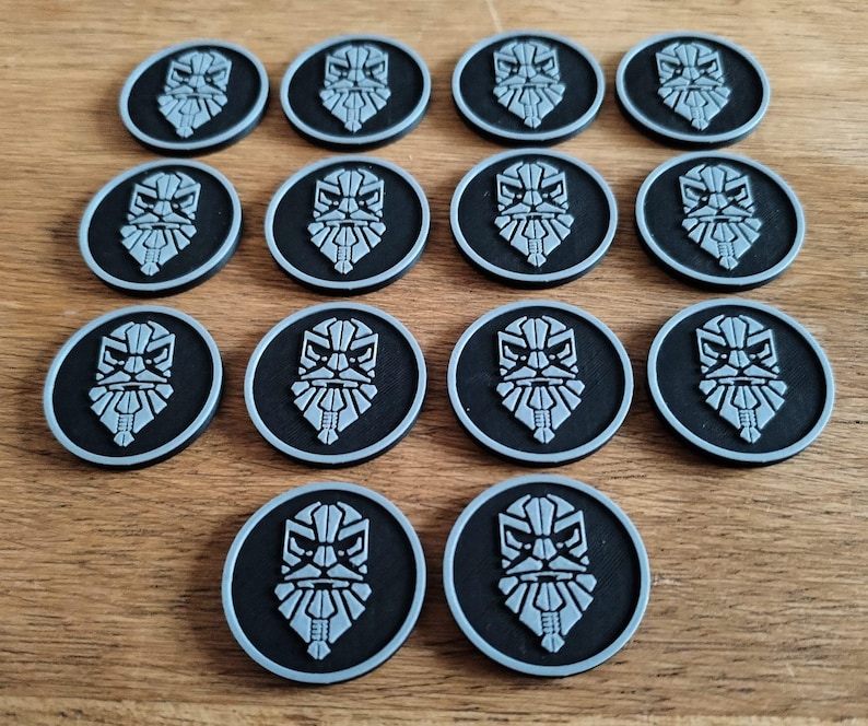 Warhammer 40k Votann Compatible Assailed/ Yield Point Tokens, Fully ...