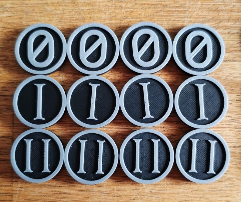 Legions Imperialis Order Tokens (x60), Objective Markers, Void Shield ...