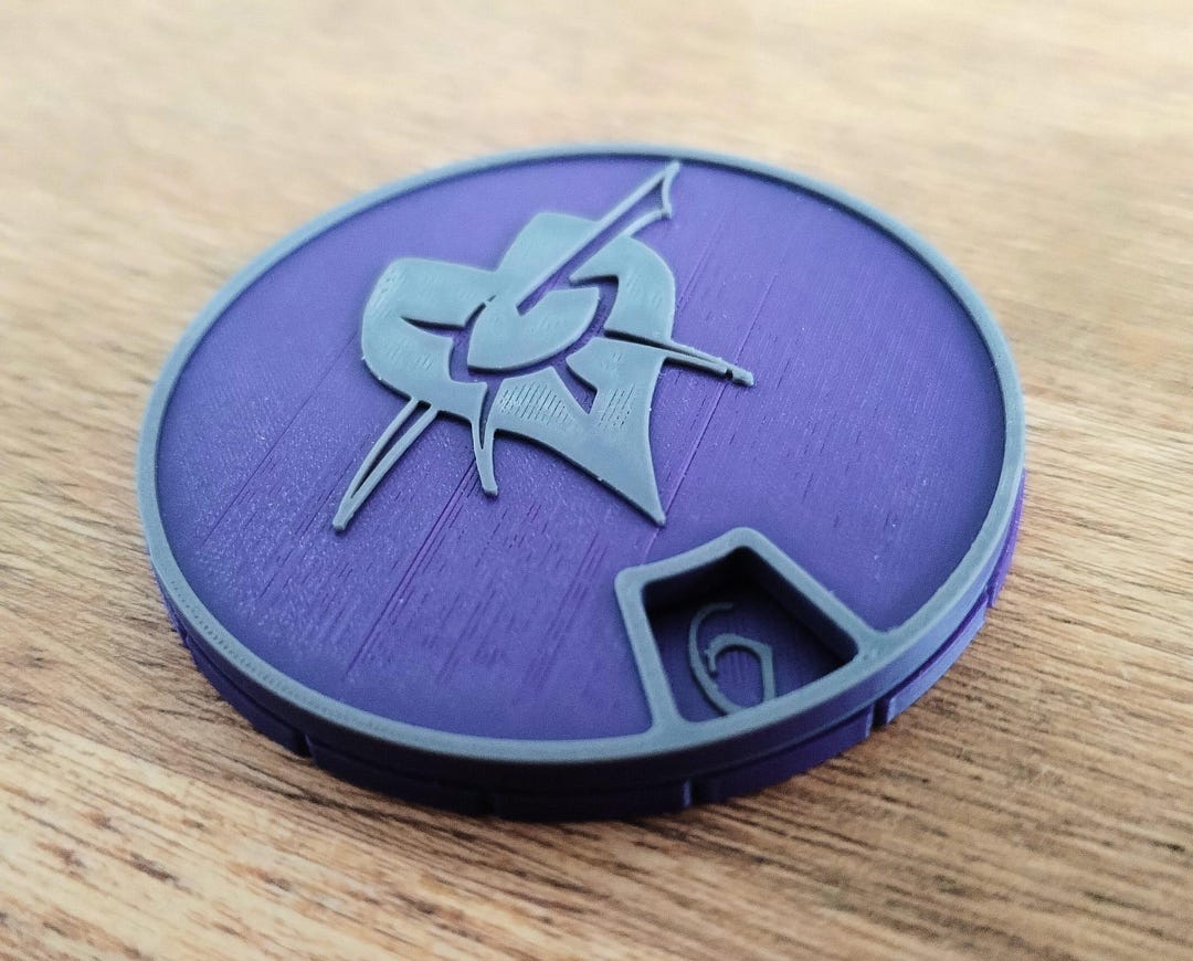 Warhammer 40k Drukhari Compatible, Pain Token Tracker (custom Colours ...