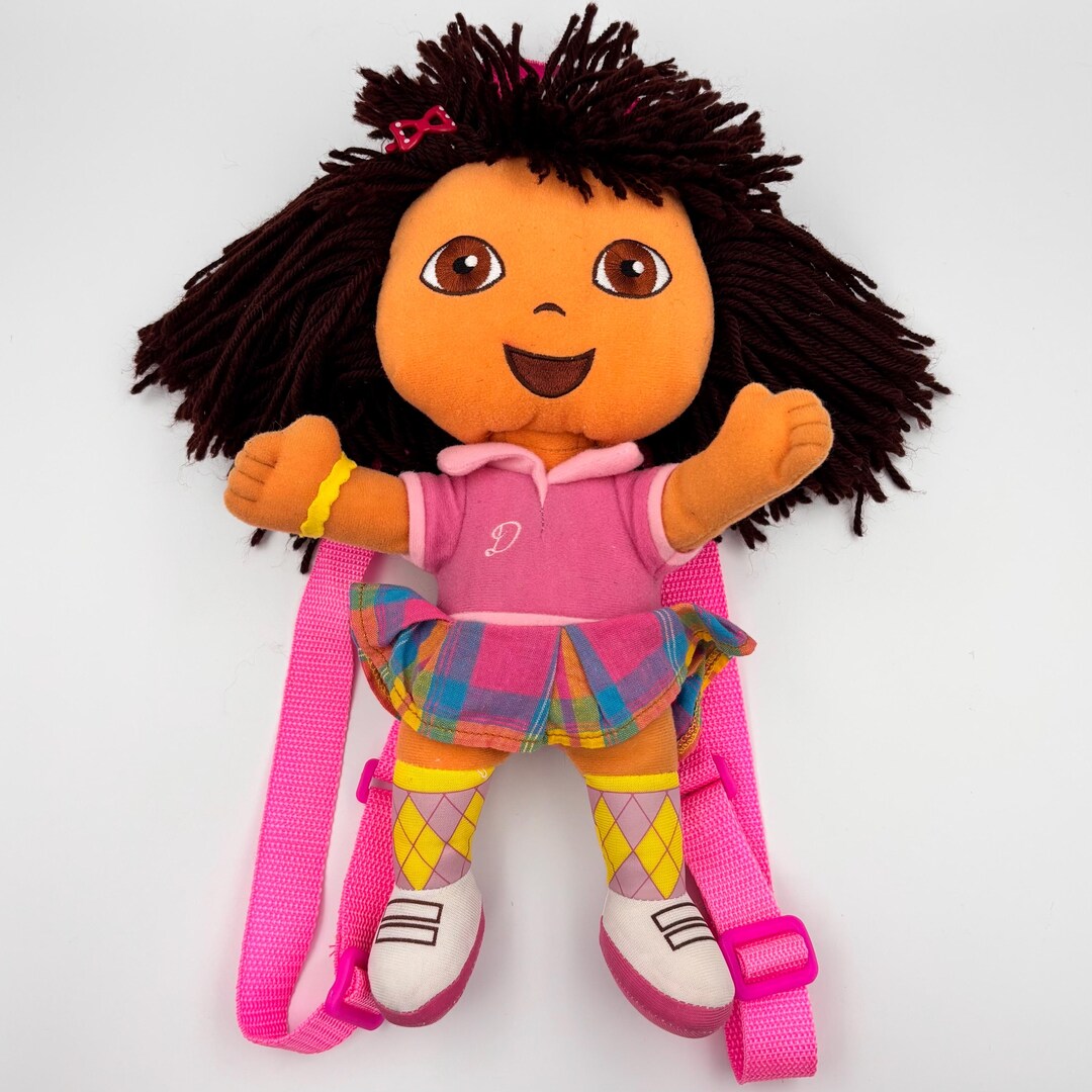 Dora the Explorer Plush Backpack, Dora Doll With Zippered Compartment ...