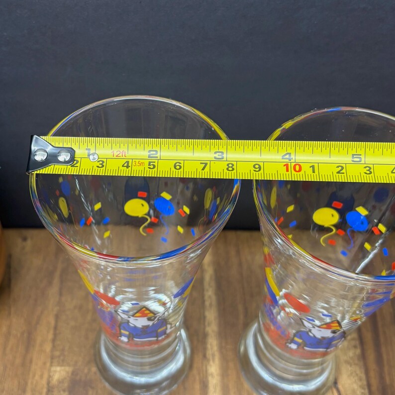Vintage Bud Light Spuds 1987 Glasses, Set of 4 Advertising Glasses ...