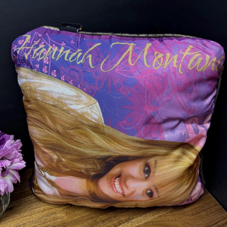Vintage Hannah Montana Disney Y2K Decorative Pillow – Secret Pop Star ...