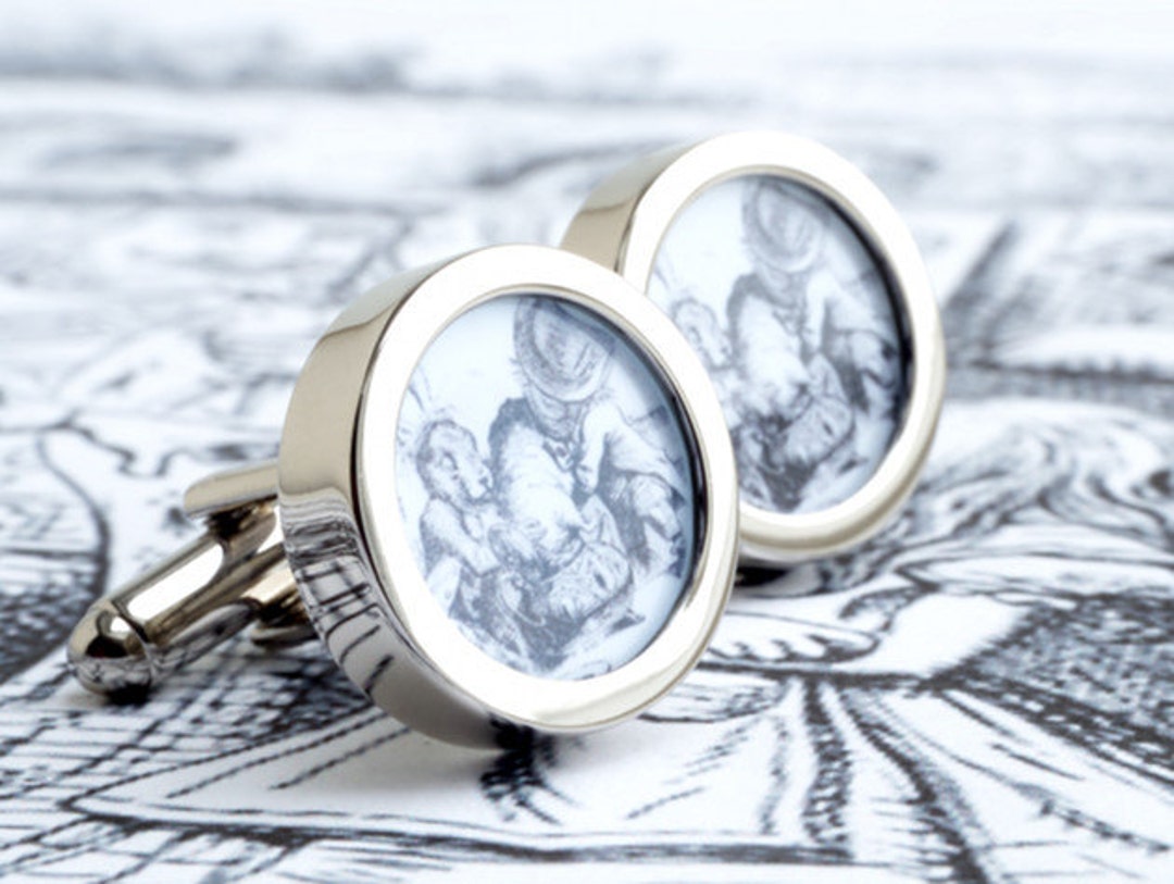 The Doormouse Cufflinks From Alice in Wonderland for Romance - Etsy