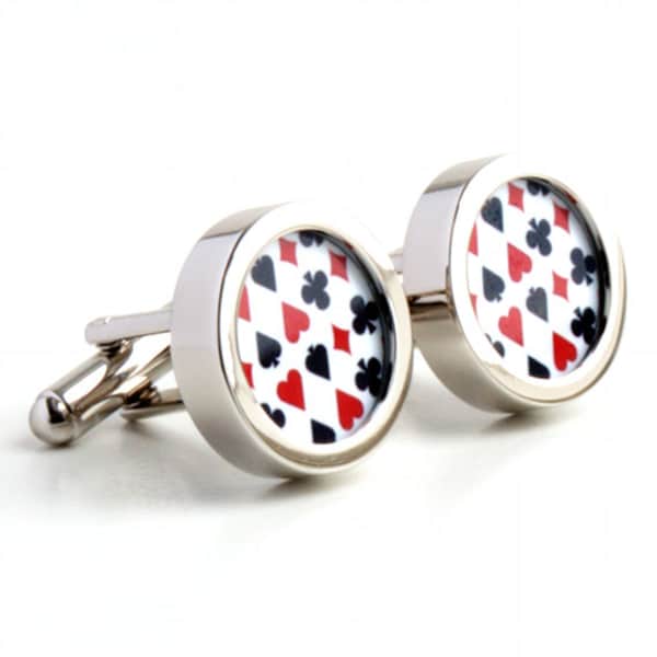 Card Cufflinks - Etsy