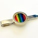 Matching Rainbow Cufflinks and Tie Clip Bar Colorful Cufflinks to Wear ...