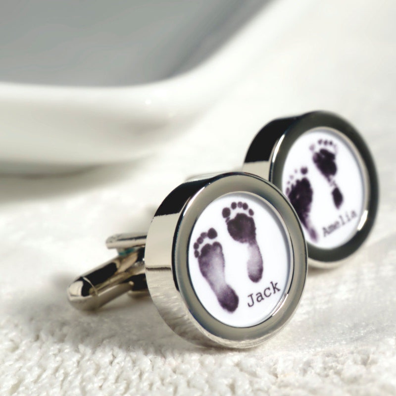 Handprint Cufflink - Etsy UK