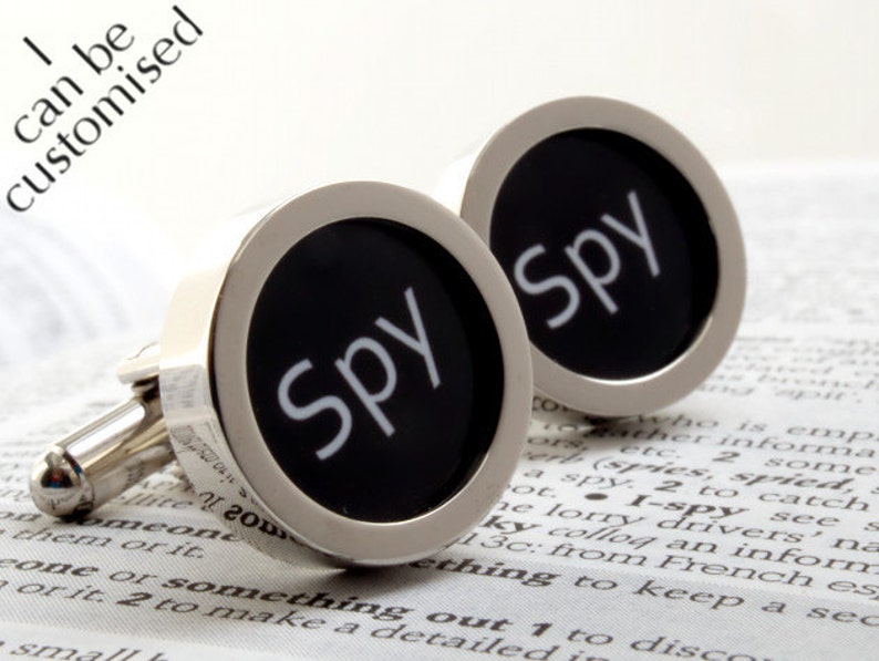 Spy Cuff Links for the Secret Agent in You - Etsy