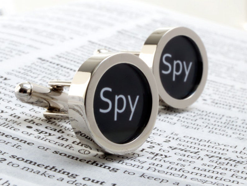Spy Cuff Links for the Secret Agent in You - Etsy
