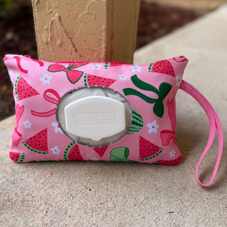 Simple Wipe Pouch Sewing Pattern | Zippered Wet Wipes Case | Printable ...