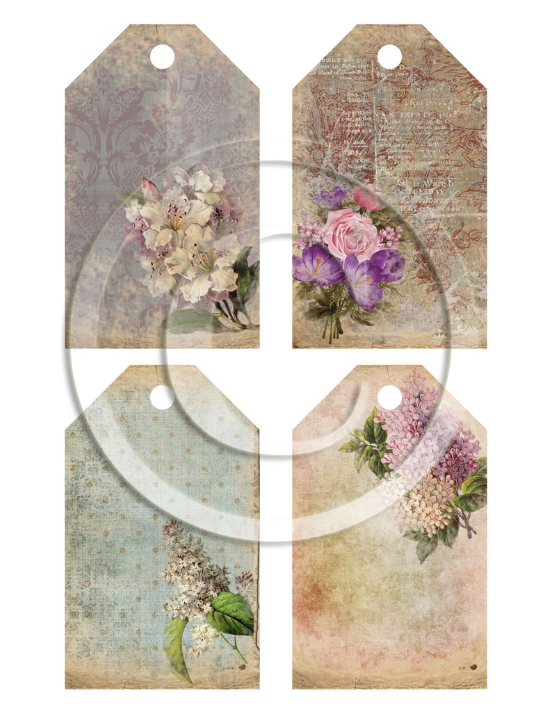 Vintage Floral Ephemera Printable for Junk Journals Digital - Etsy