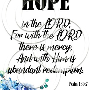 Bible Verses Scripture Printable Digital 8.5 X 11, Digital Print Paper ...