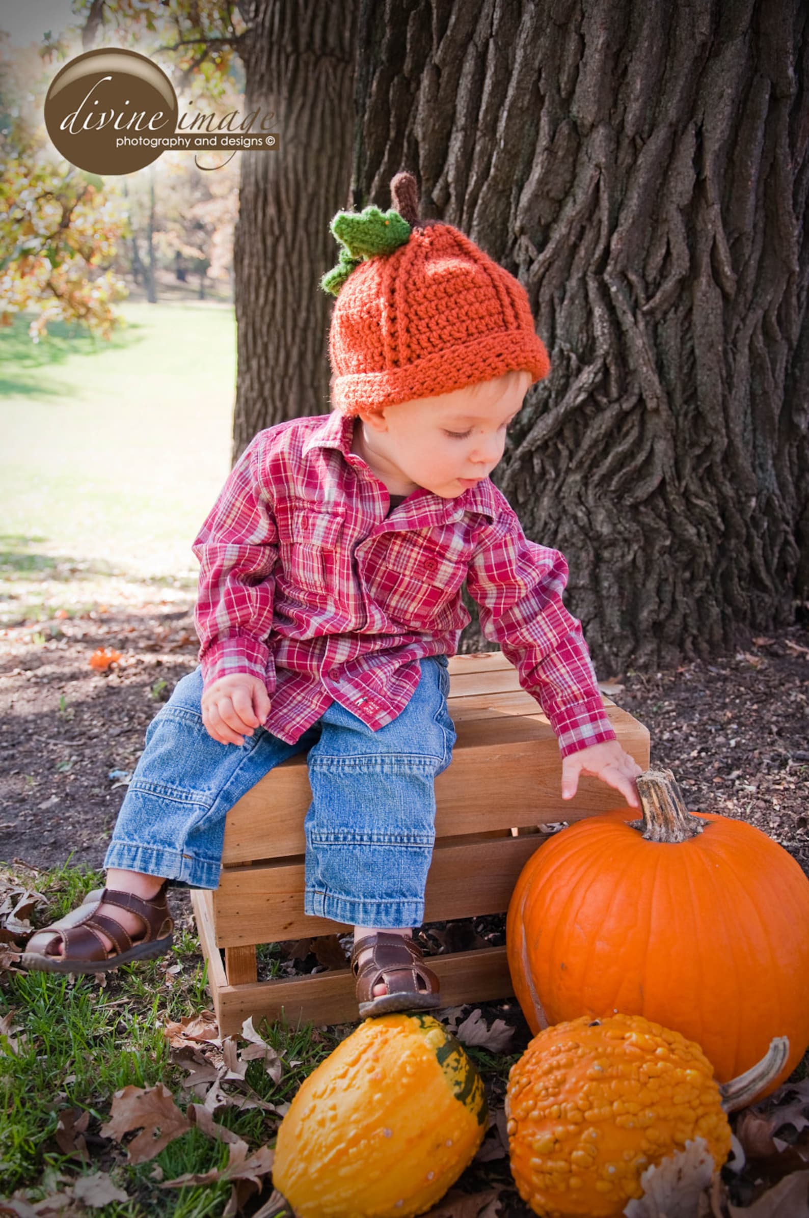 Thanksgiving Fall Pumpkin Hat for Newborn Baby Toddler or | Etsy