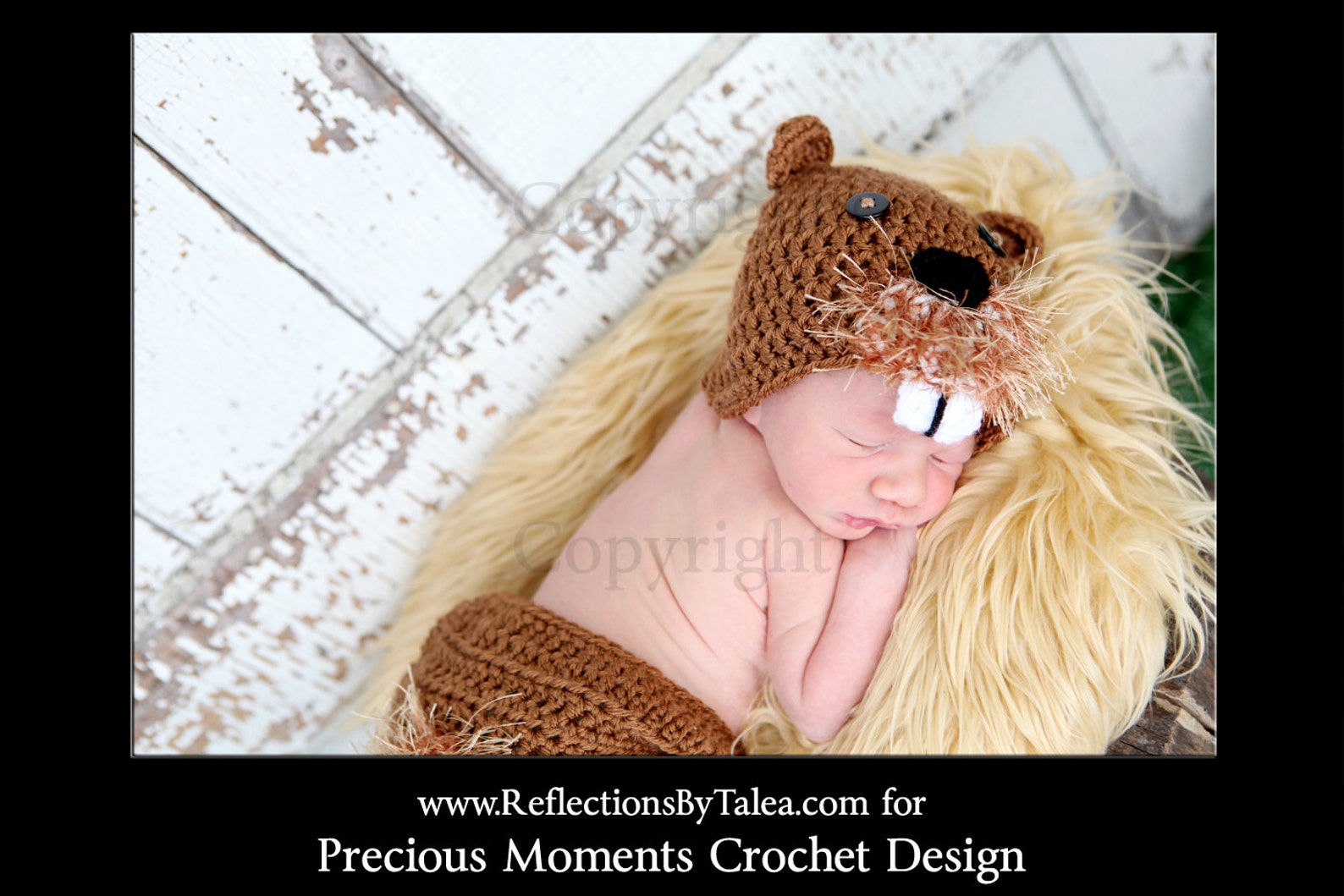 Baby Beaver Hat and Diaper Cover Set Newborn Beaver Set | Etsy