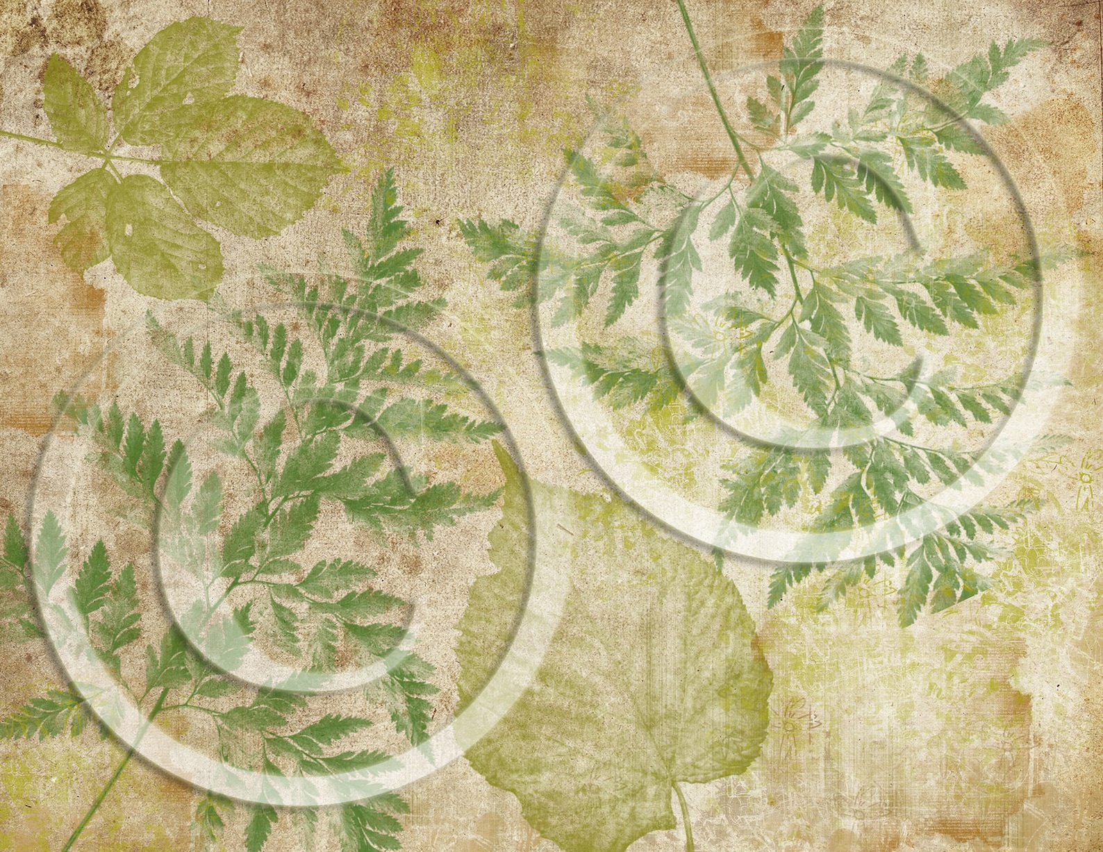 Vintage Nature Leaves Collage Paper Kit Printable for Junk | Etsy