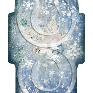 Christmas Snow Envelopes Printable Kit for Junk Journals Planners ...