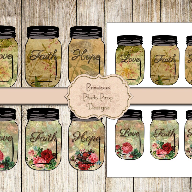 Digital Mason Jar - Etsy