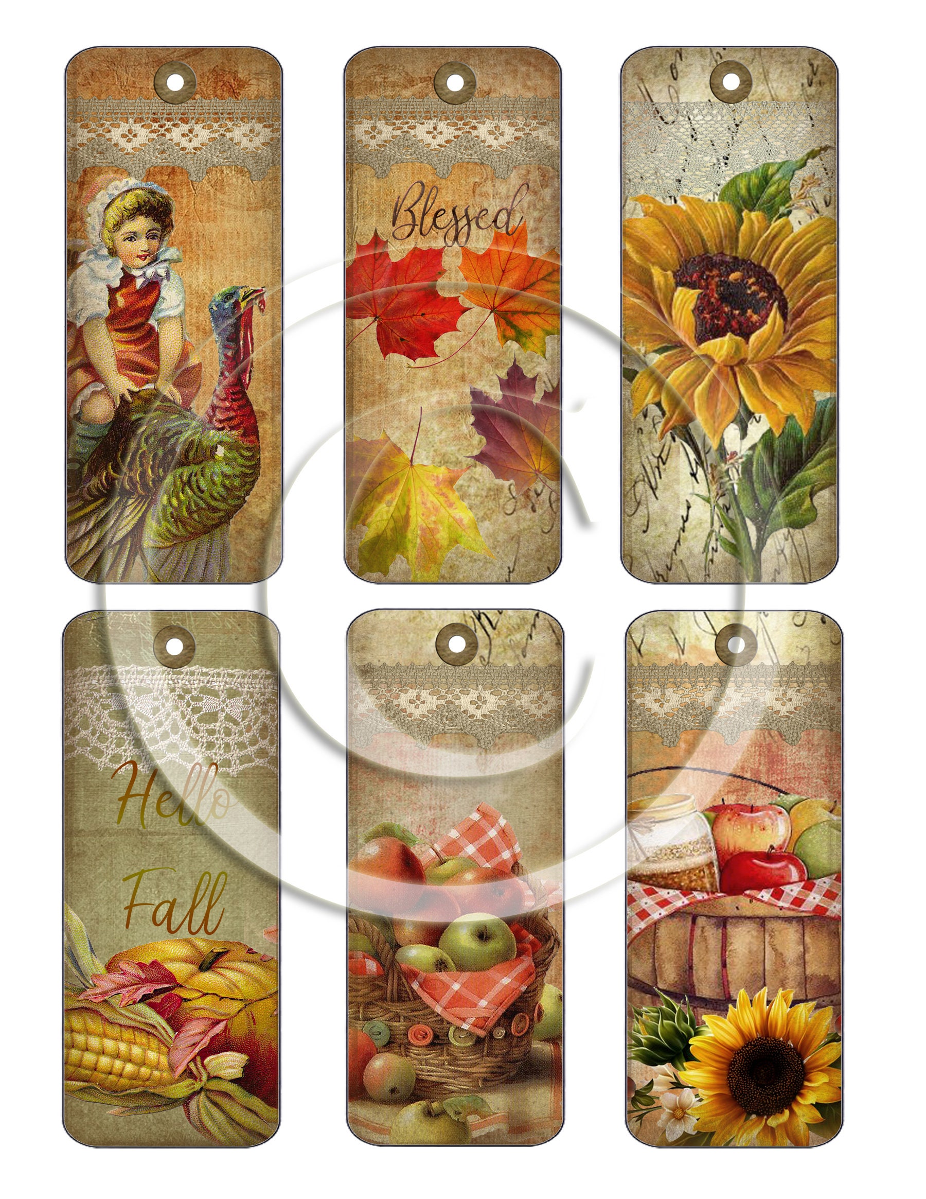 Vintage Fall Ephemera Printable for Junk Journals Digital | Etsy