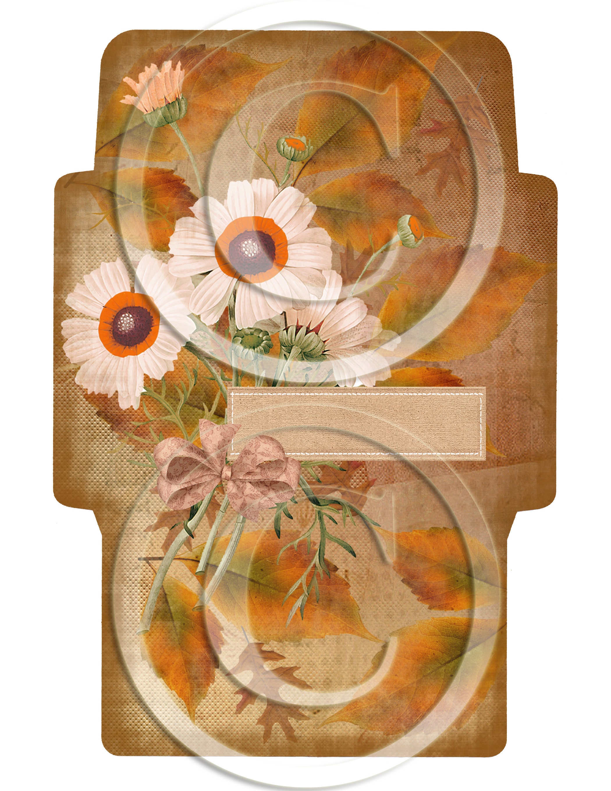 Fall Digital Envelopes Vintage Printable Kit for Junk Journals Planners ...