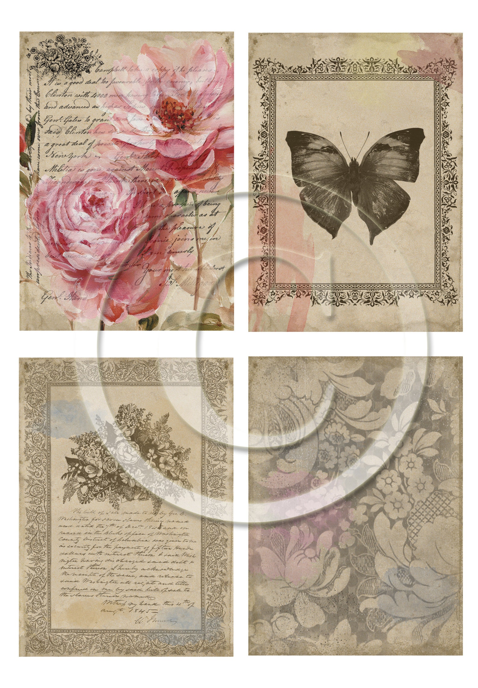 Vintage Ephemera Kit Printable for Junk Journals Journal - Etsy