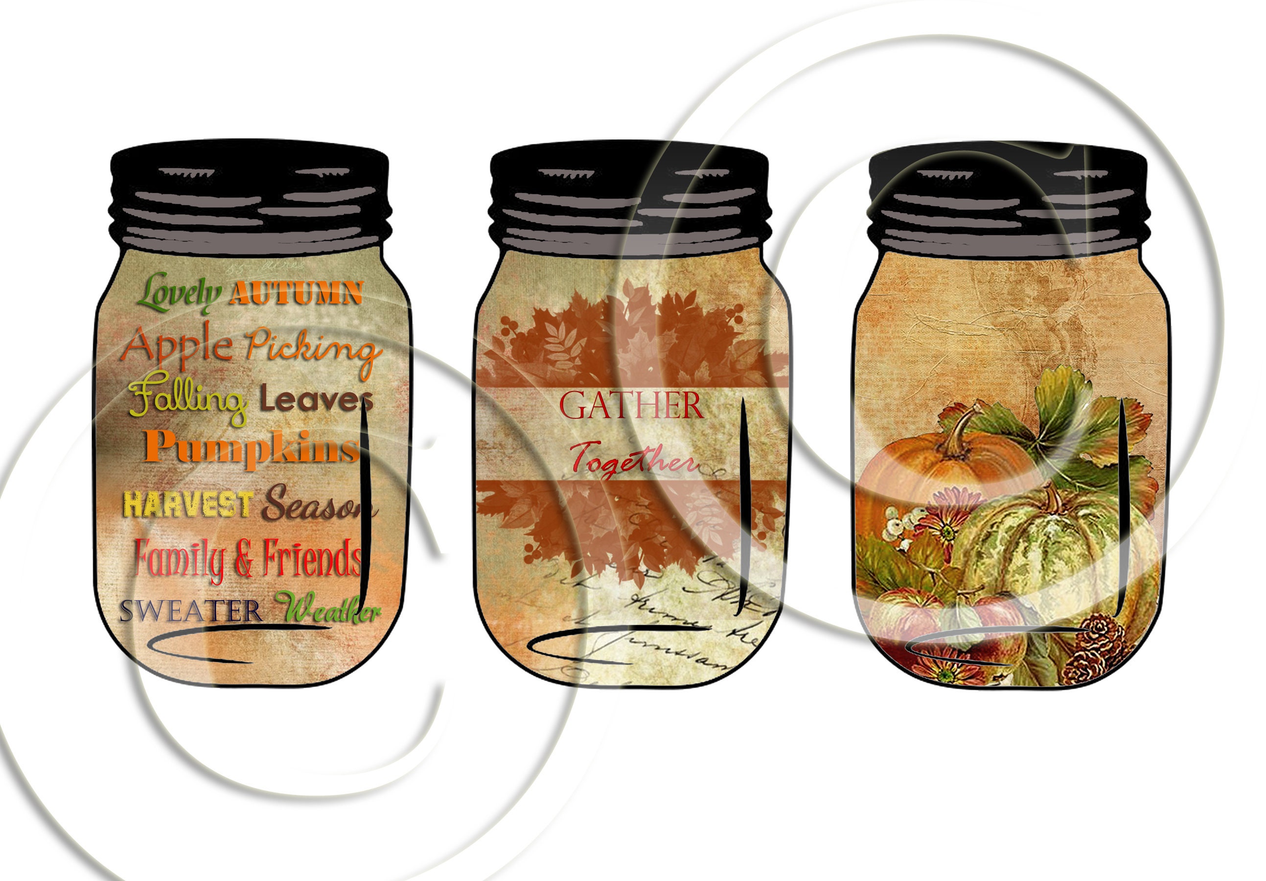 Vintage Fall Ephemera Printable for Junk Journals Digital | Etsy