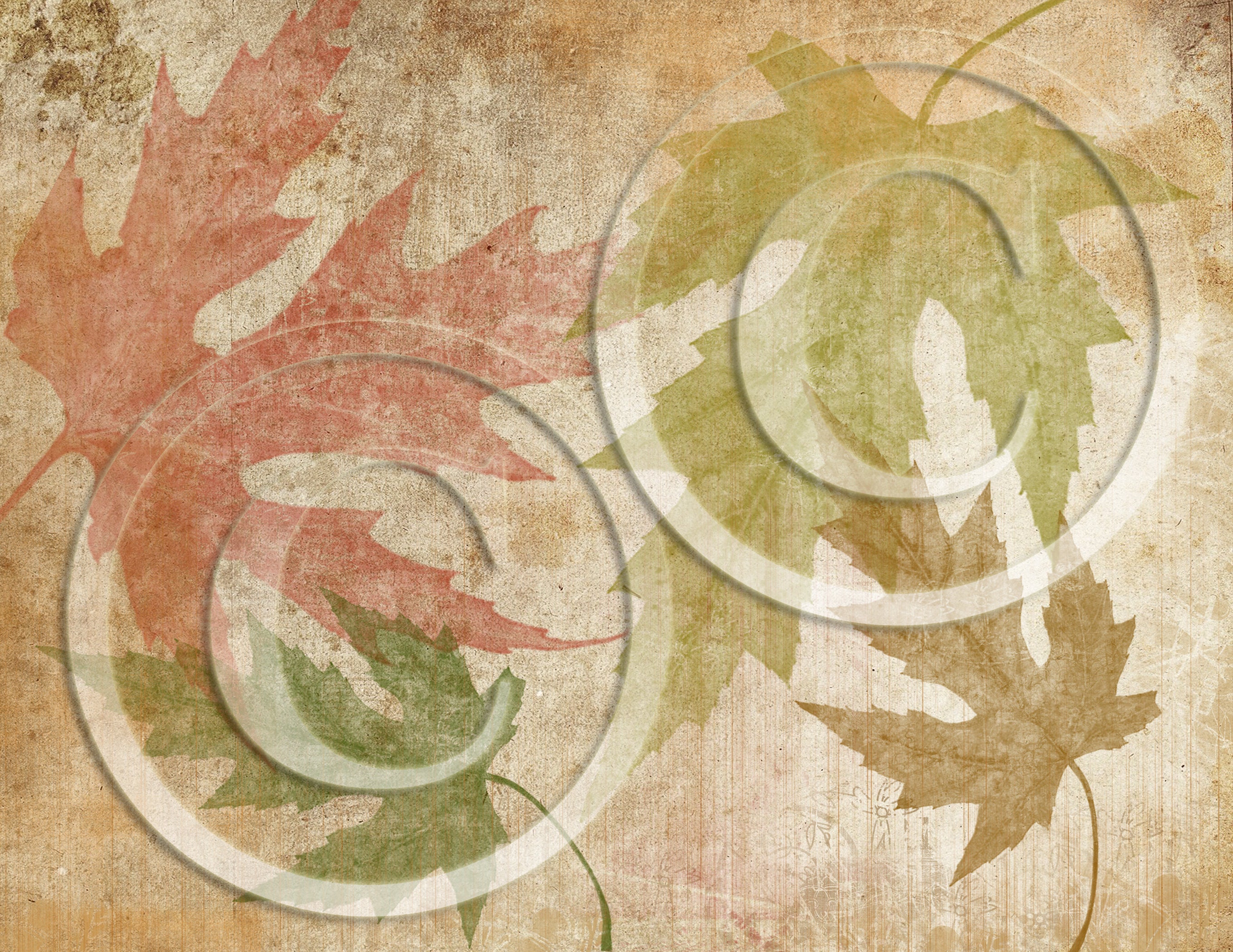 Vintage Nature Leaves Collage Paper Kit Printable for Junk | Etsy