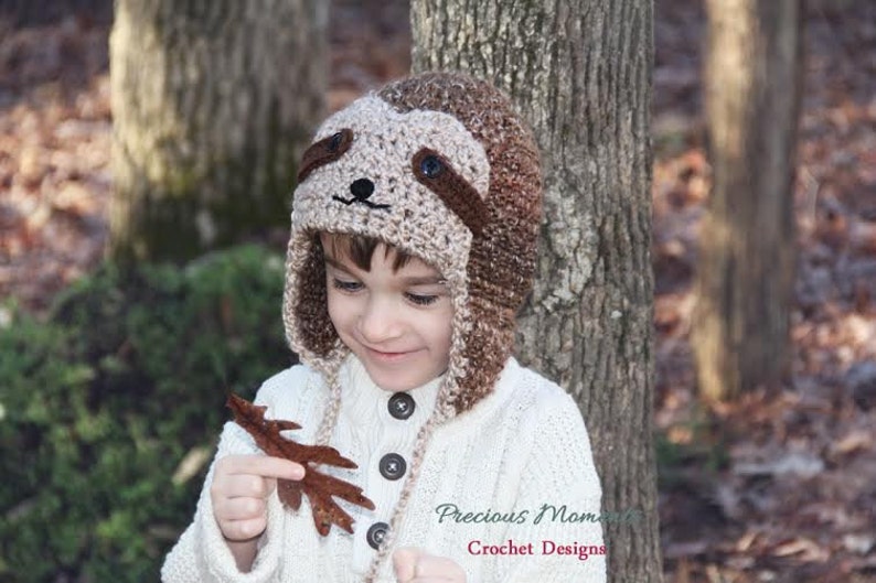 Sloth Hat for Newborn Baby Child or Adult Crochet Animal | Etsy