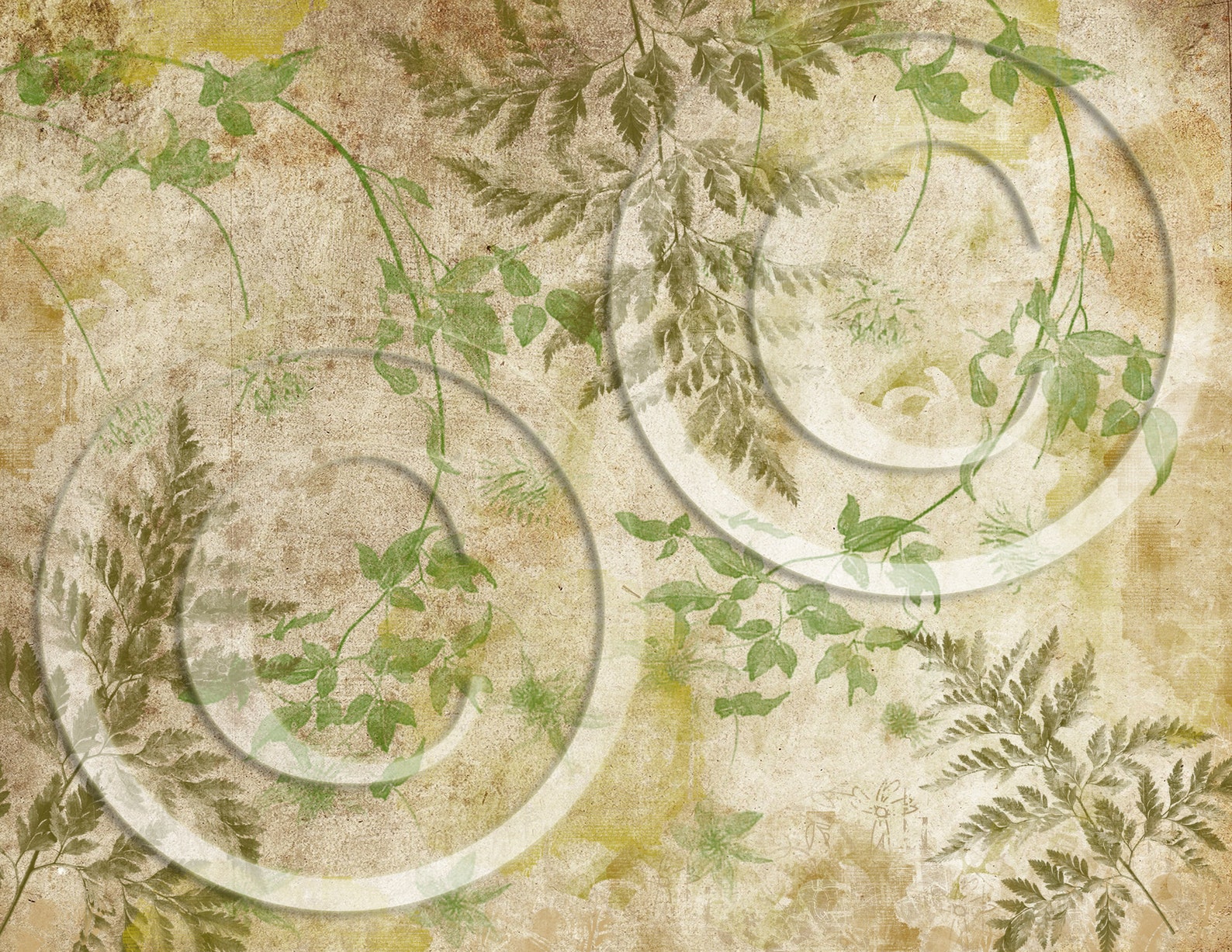 Vintage Nature Leaves Collage Paper Kit Printable for Junk | Etsy