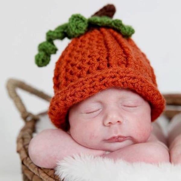 Baby Pumpkin Hat - Etsy