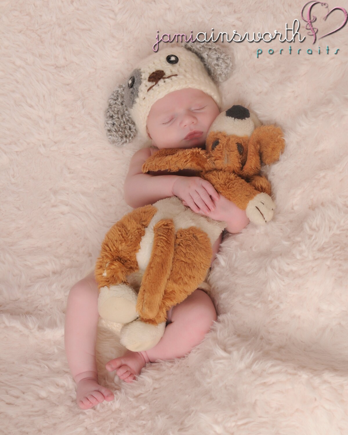 Baby Puppy Hat and Diaper Cover Set Newborn Puppy Set Puppy | Etsy