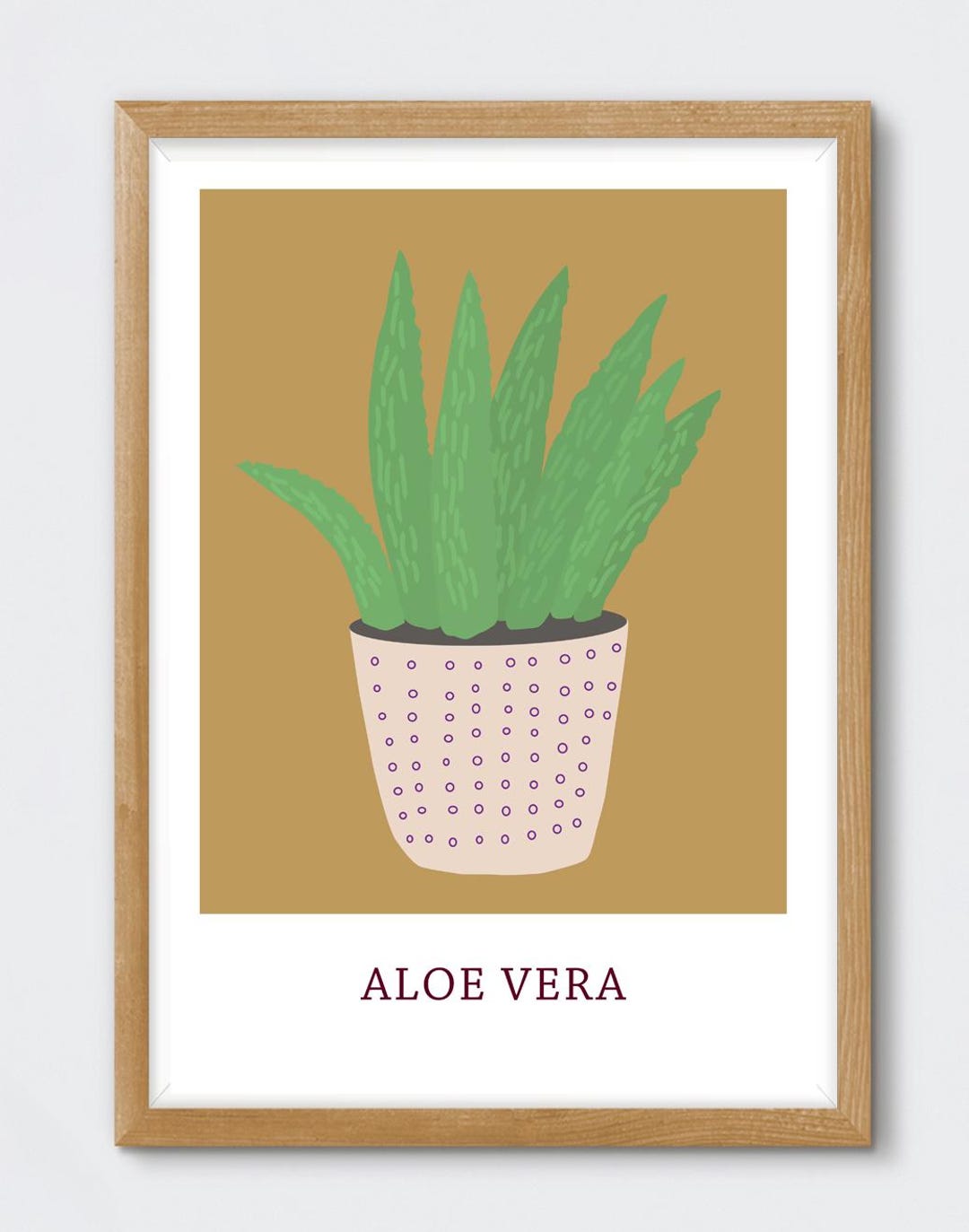 ALOE VERA PRINT - Digital Download Art Print, Wall Decor - Etsy