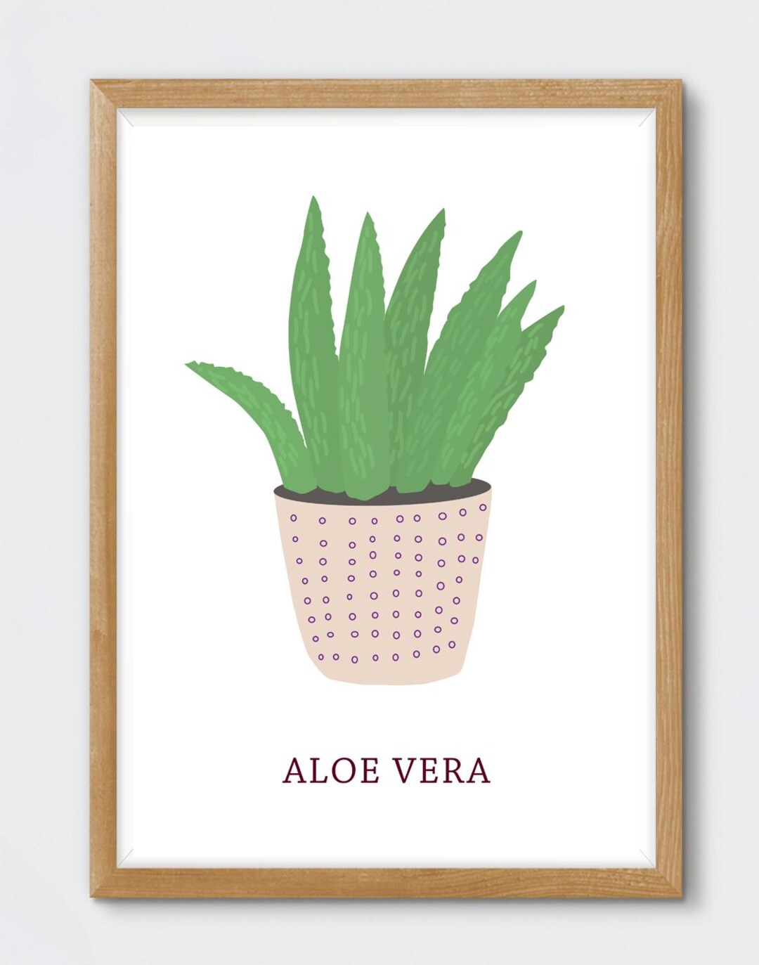ALOE VERA PRINT - Digital Download Art Print, Wall Decor - Etsy