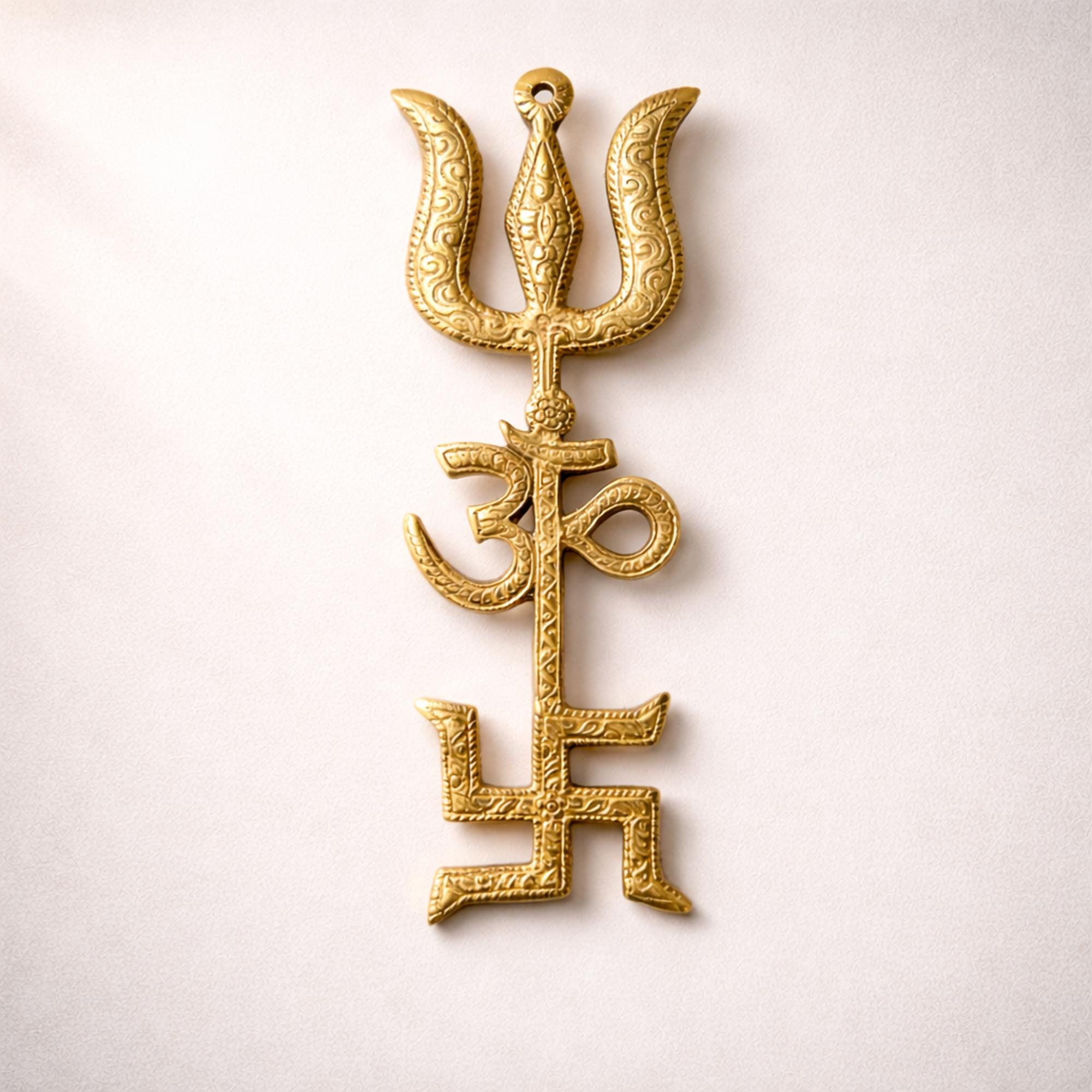 Swastik Trishul And Om