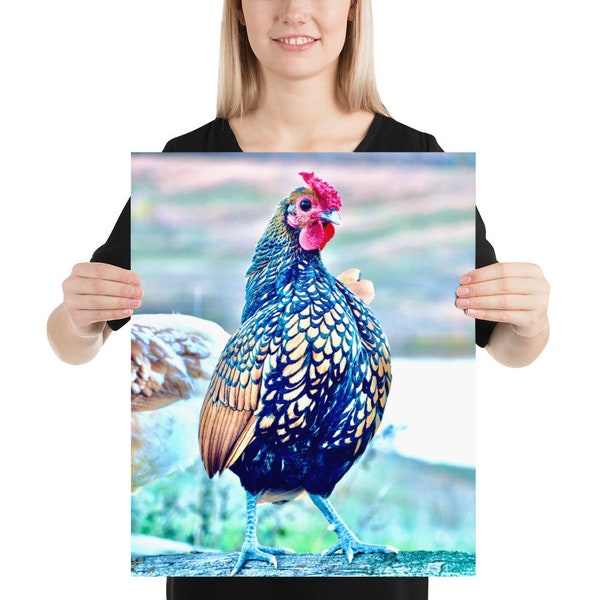 Chicken Breeds Poster - Etsy
