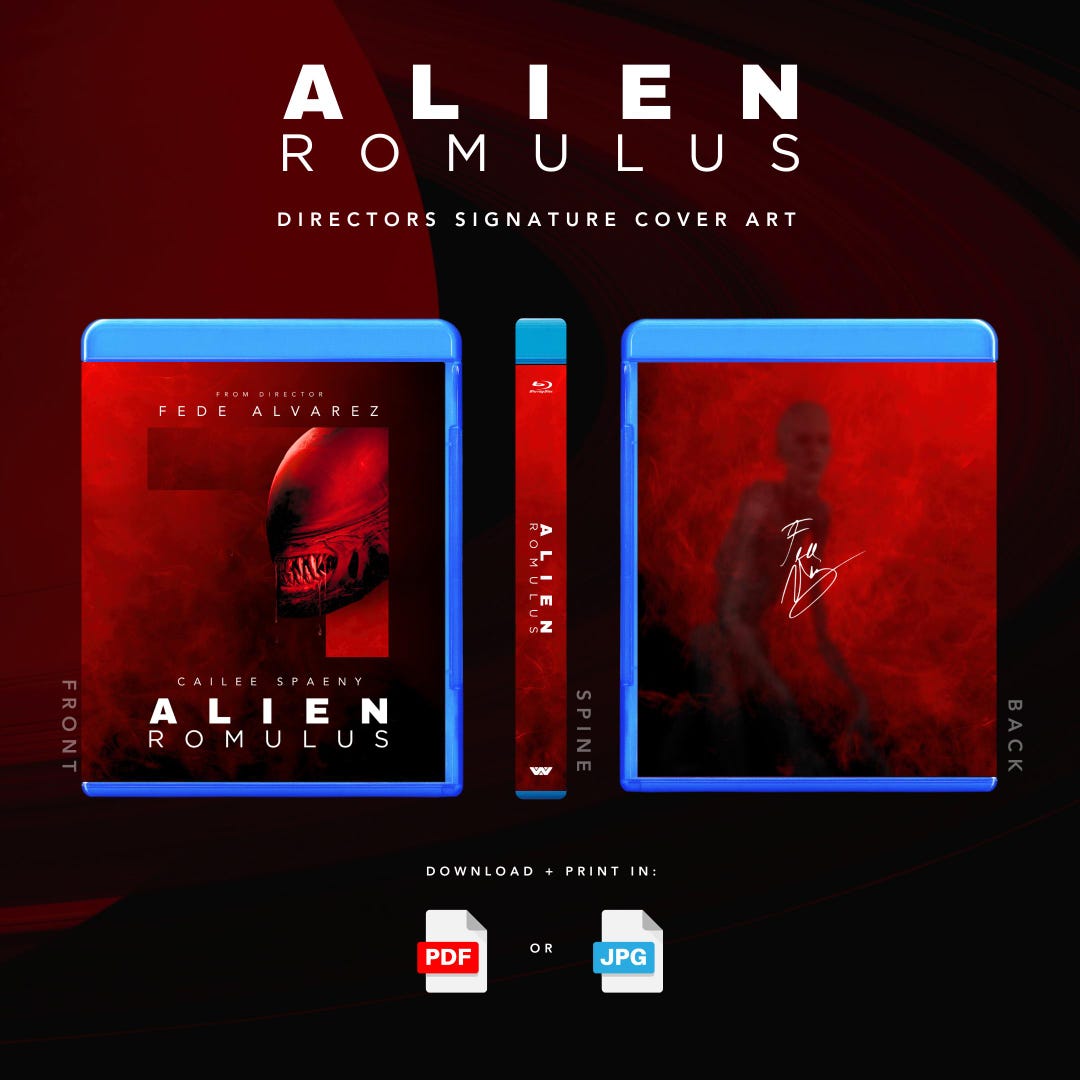 Alien Romulus Blu-ray Cover – High-res Fan Art Download - Etsy