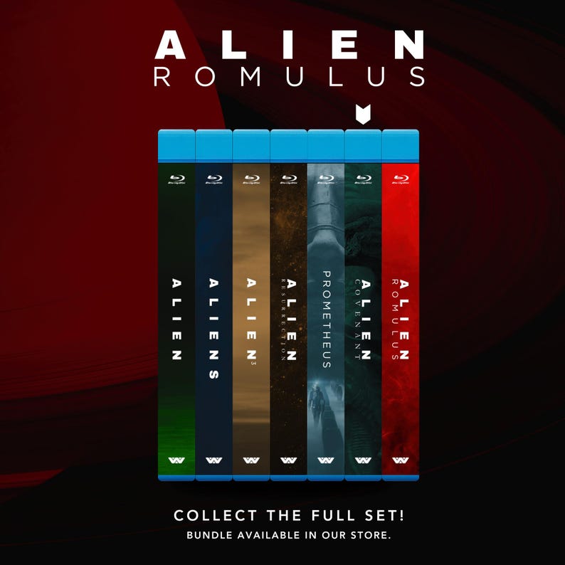 Alien Romulus Blu-ray Cover – High-res Fan Art Download - Etsy