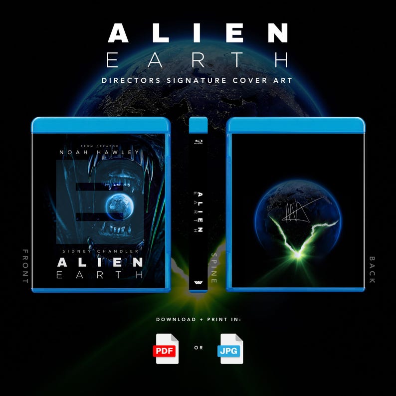 Alien Earth Blu-ray Cover – High-res Fan Art Download - Etsy
