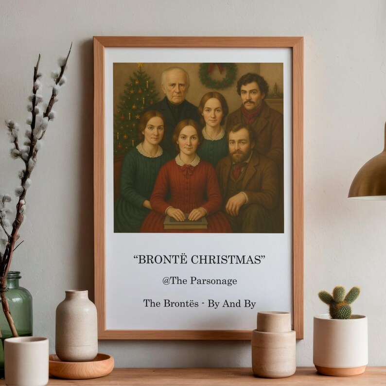 The Brontës Christmas Portrait - Digital Print Download - Etsy