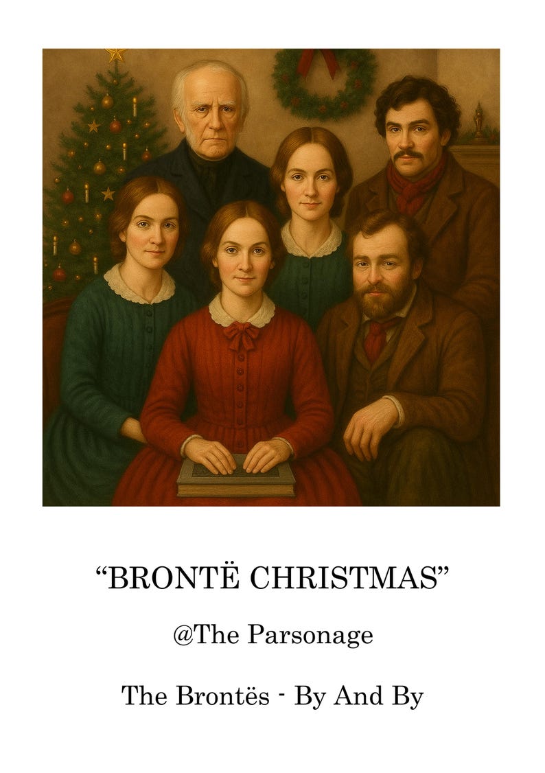 The Brontës Christmas Portrait - Digital Print Download - Etsy