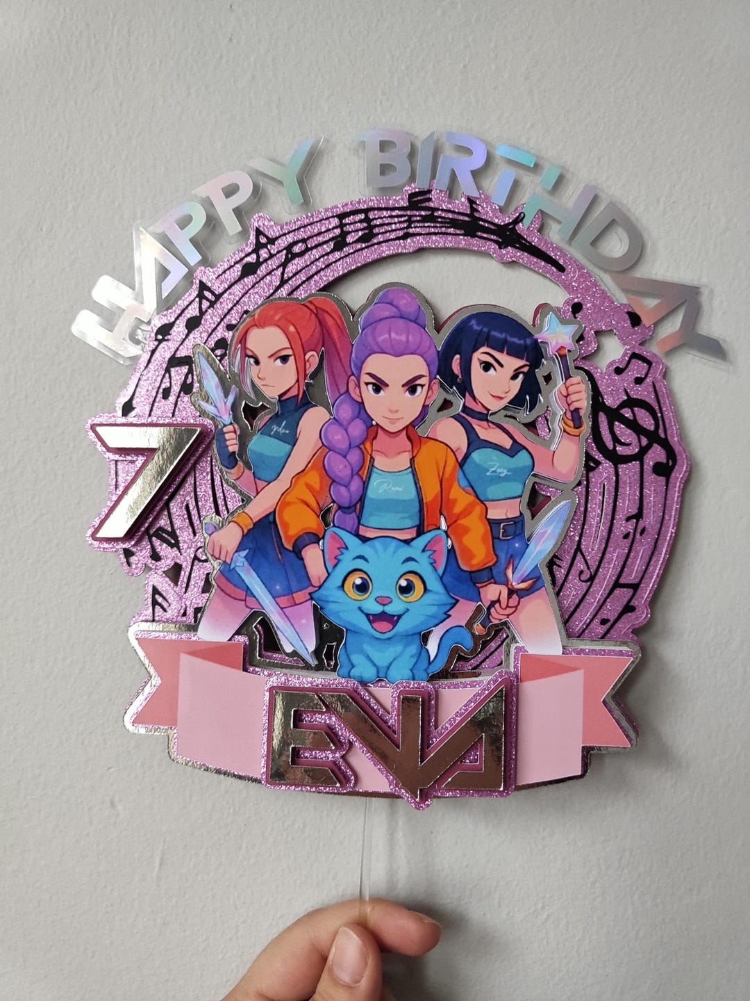 Customized 3D Layered Cake Toppers - Etsy