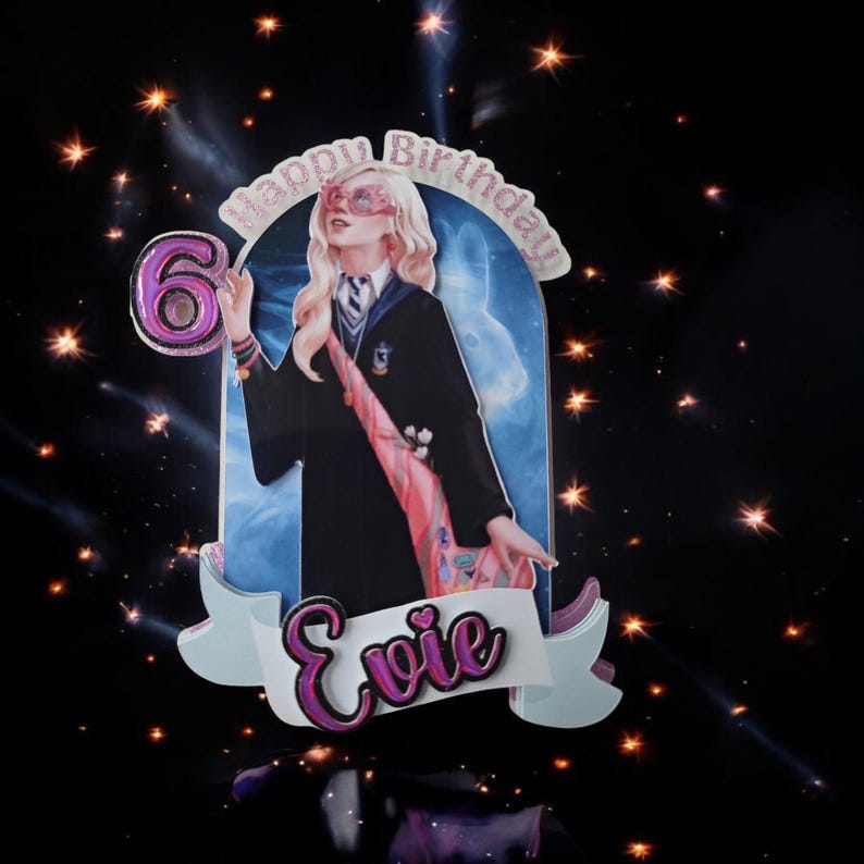 Customized 3D Layered Cake Toppers - Etsy