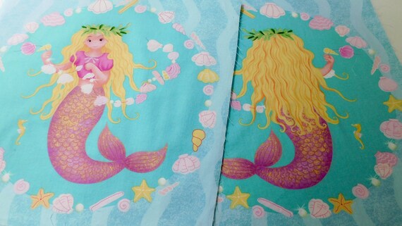 Mermaid Blocks Front or Back Sold Individually - Etsy