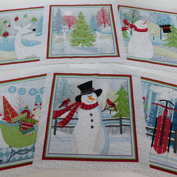 Christmas Quilt Panels - Etsy