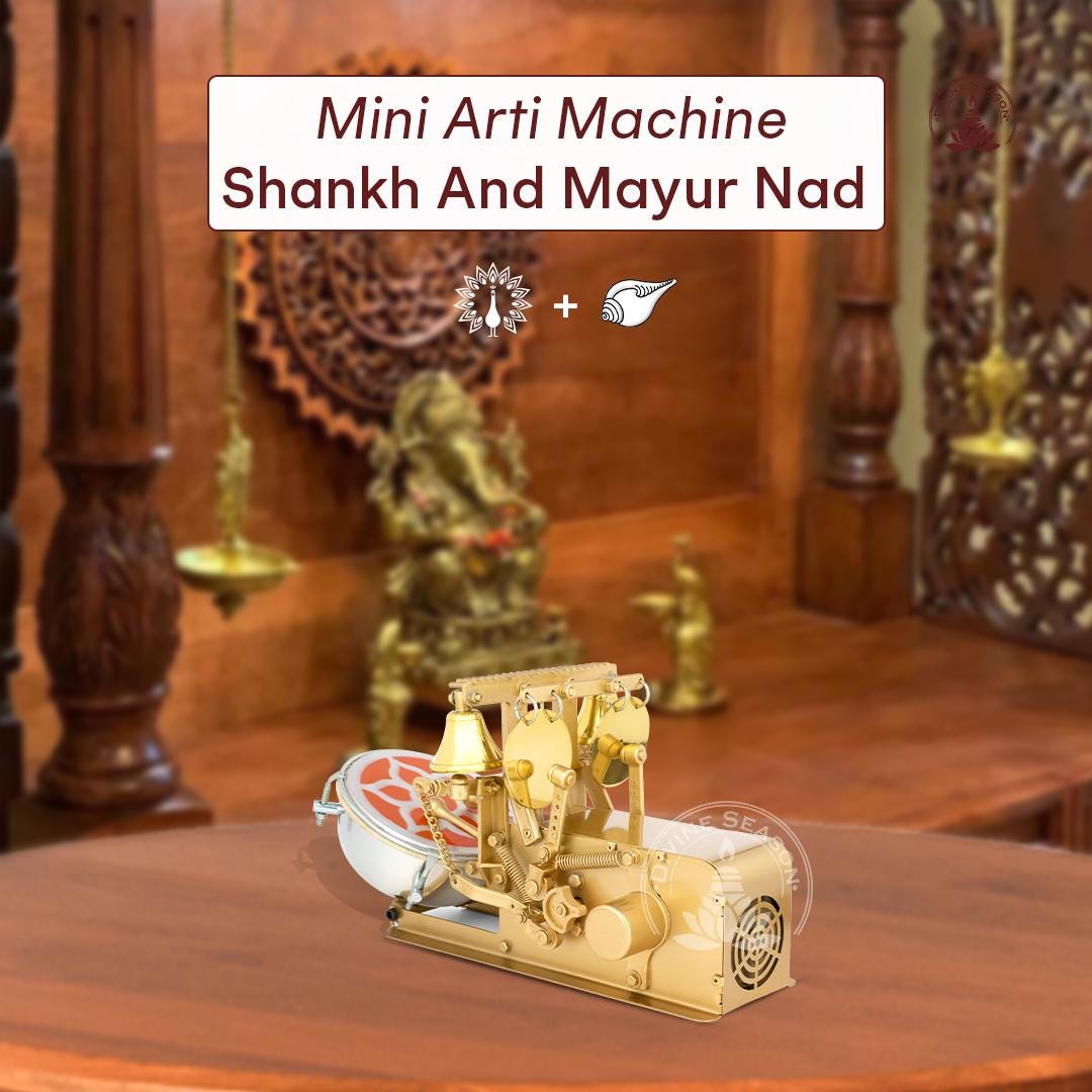 Automatic Pooja Aarti Machine – Electric Temple Bell, Shankh Sound - Etsy