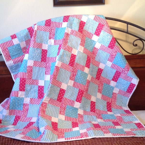 Nine Patch Quilt - Etsy