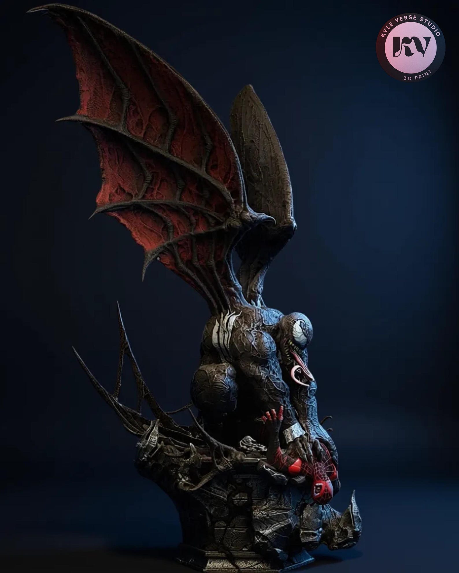 Winged Venom Vs Miles Morales – STL 3D Print - Etsy