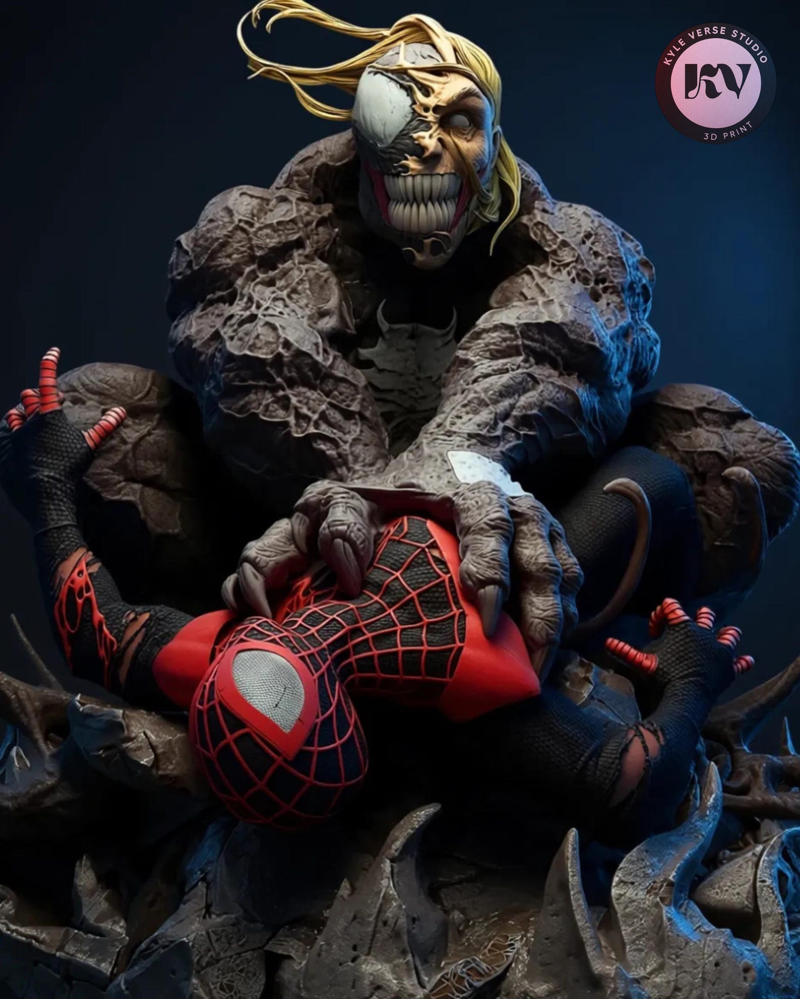 Winged Venom Vs Miles Morales – STL 3D Print - Etsy
