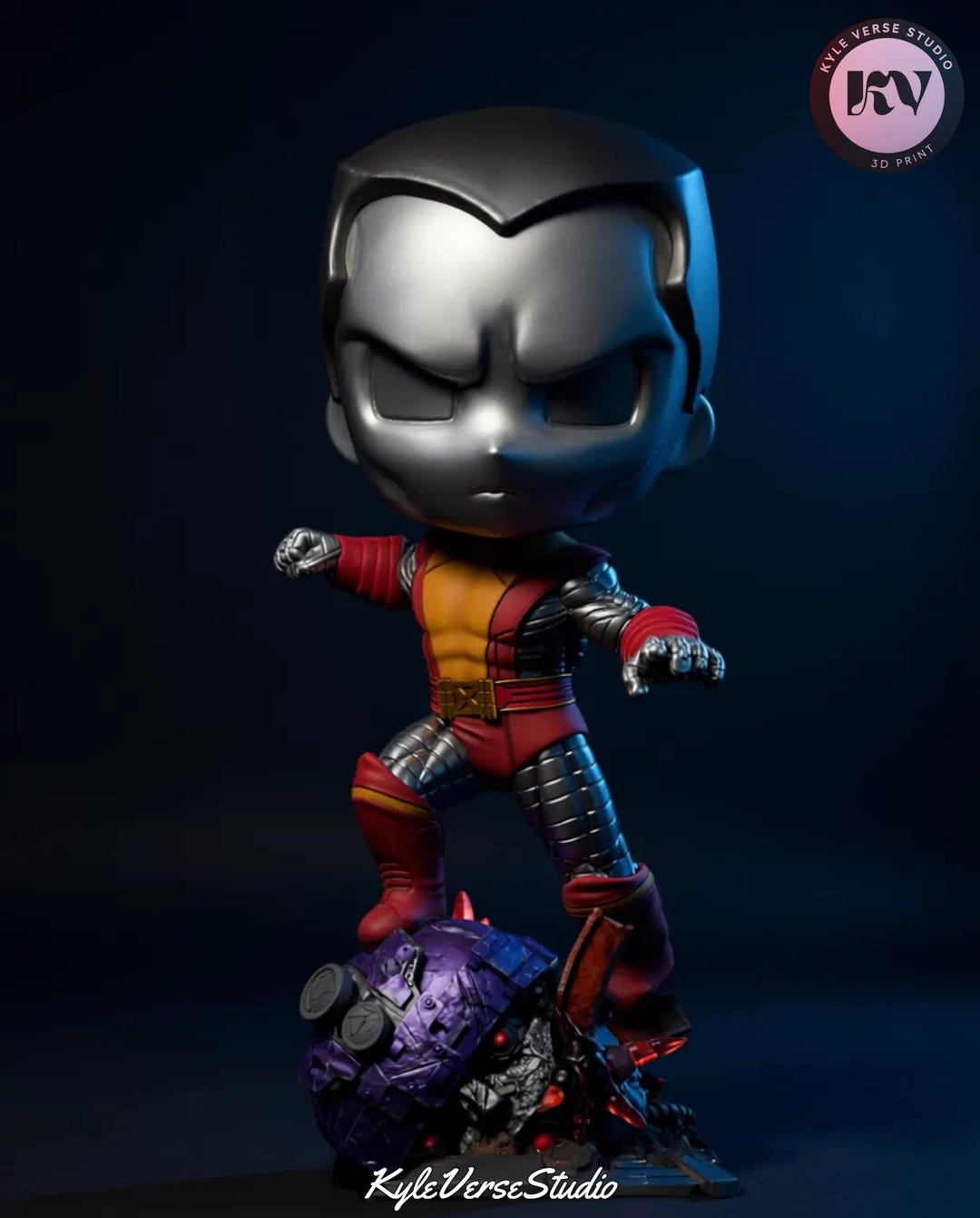 Chibi Colossus – Mini Hero STL Figure | 1:6 Scale | Pre-supported & Non ...