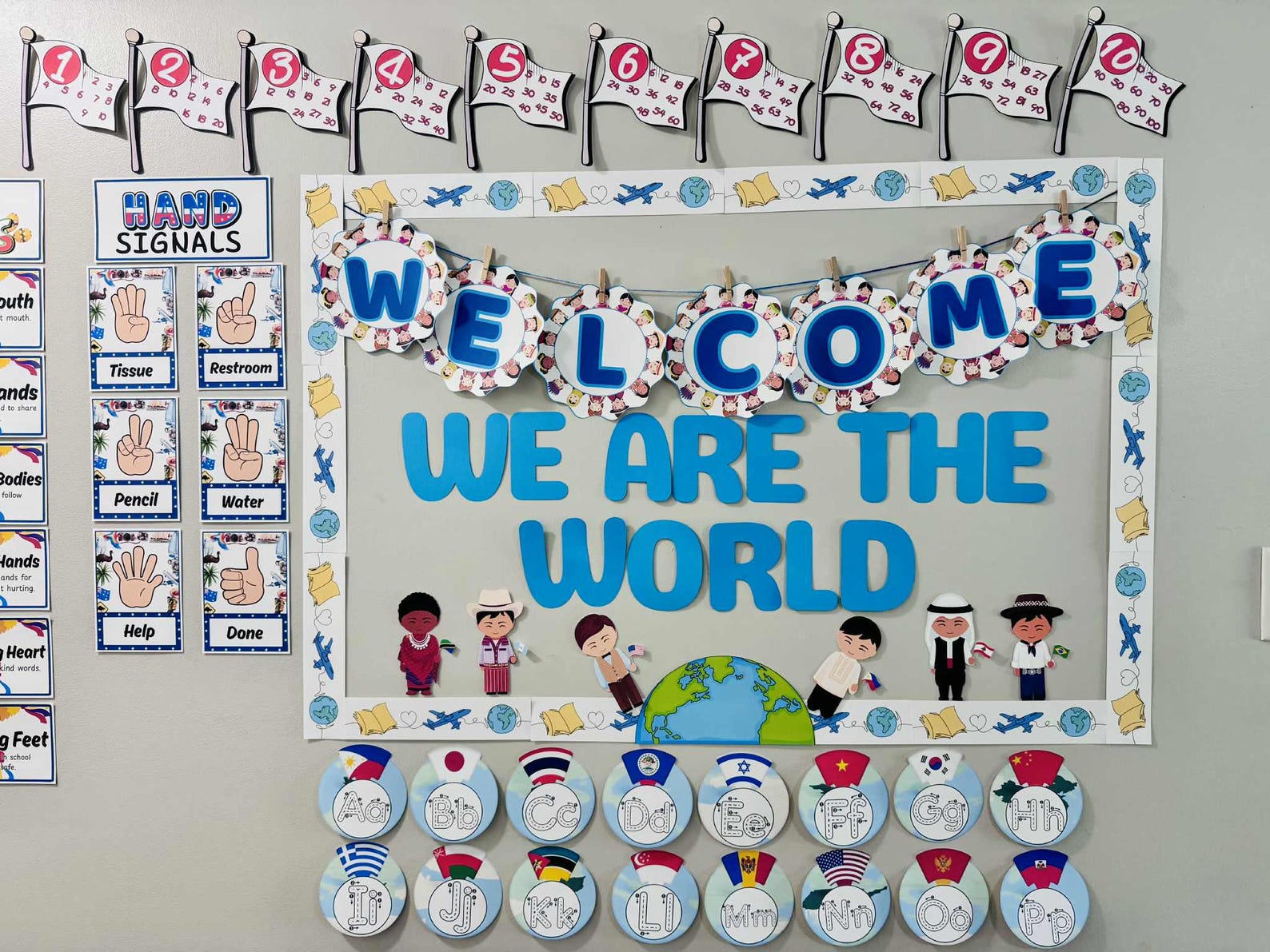 Around-the-world-themed Classroom Decor - Etsy